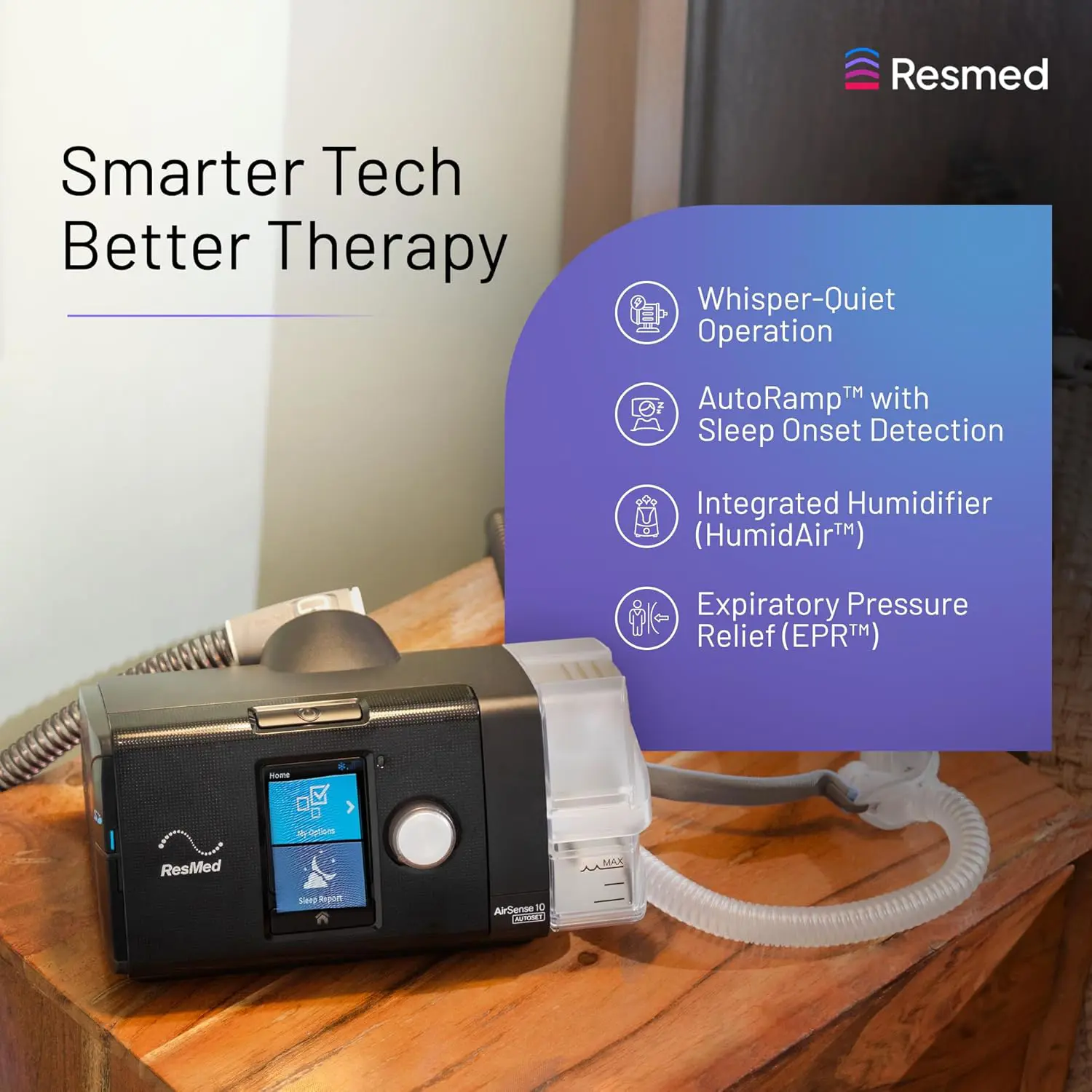 AirSense™ 10 Autoset Tripack 4G CPAP Device | ResMed Nepal - Matrix ...